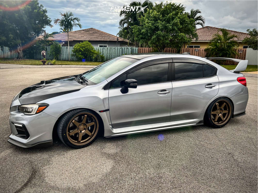 2017 Subaru WRX STI Base with 18x9.5 ESR Sr07 and Accelera 265x35 on ...