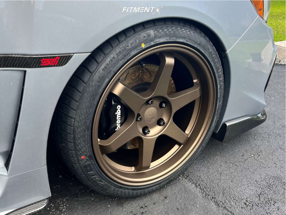 2017 Subaru WRX STI Base with 18x9.5 ESR Sr07 and Accelera 265x35 on ...