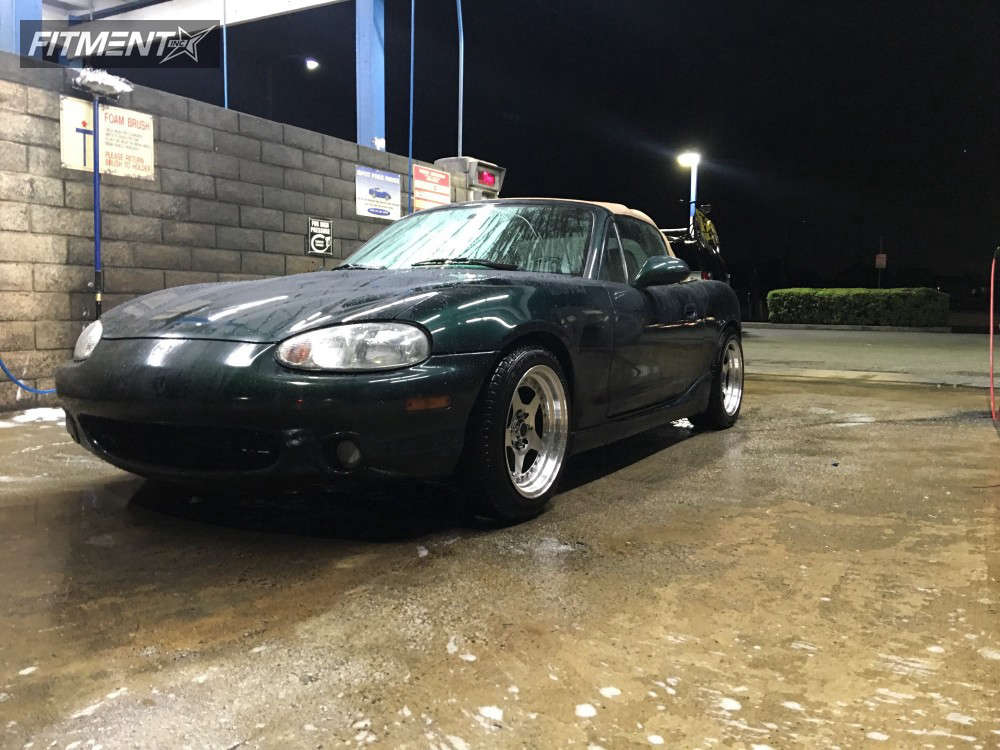 1999 Mazda MX-5 Miata Base with 15x7 Rota Kyusha and Hankook 195x50 on ...
