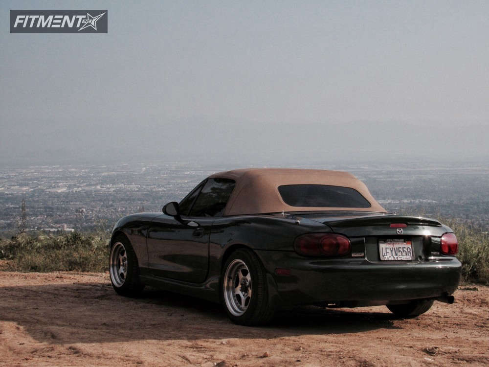 1999 Mazda MX-5 Miata Base with 15x7 Rota Kyusha and Hankook 195x50 on ...