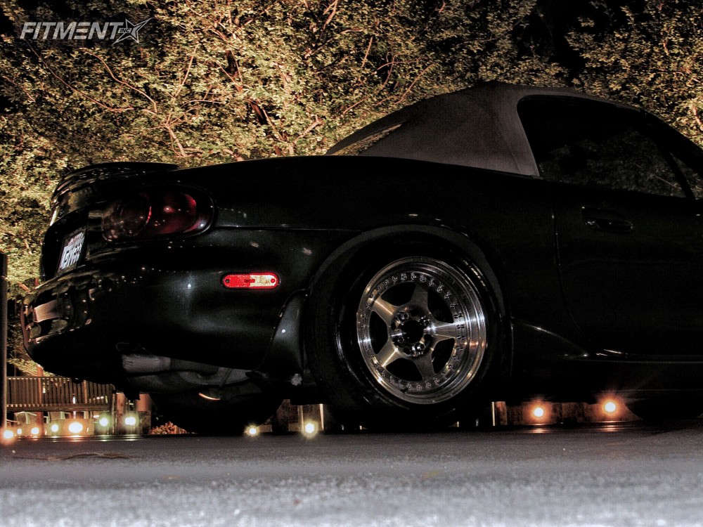 1999 Mazda MX-5 Miata Base with 15x7 Rota Kyusha and Hankook 195x50 on ...