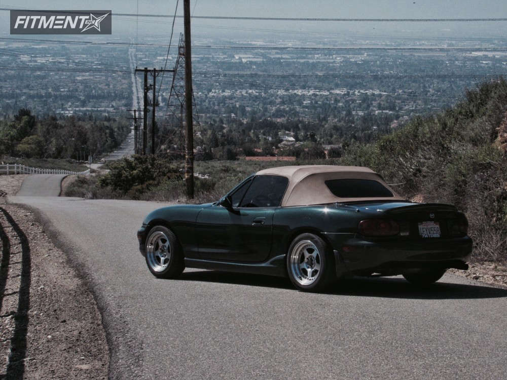 1999 Mazda MX-5 Miata Base with 15x7 Rota Kyusha and Hankook 195x50 on ...