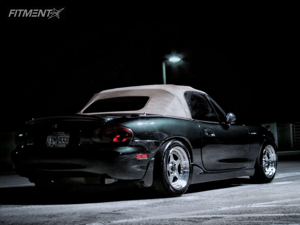 1999 Mazda MX-5 Miata Base with 15x7 Rota Kyusha and Hankook 195x50 on ...