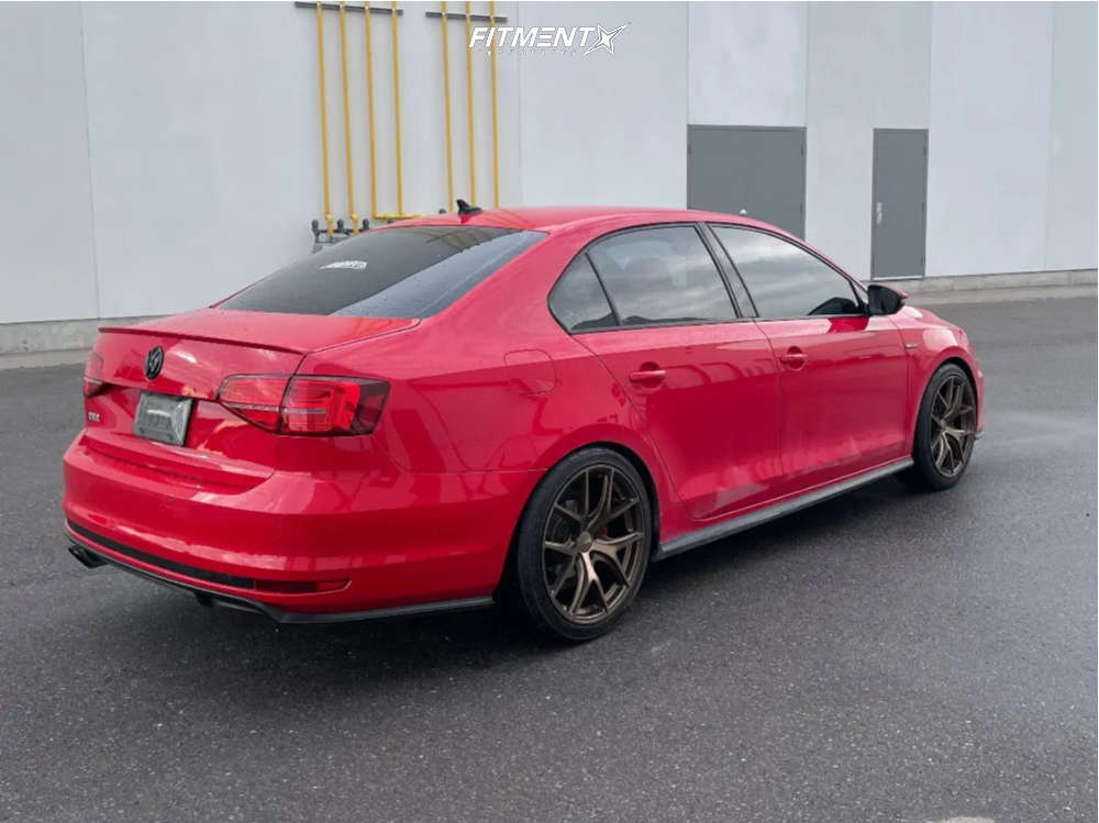 2017 Volkswagen Jetta GLI Autobahn with 18x8.5 Fast Wheels Fc04 and ...