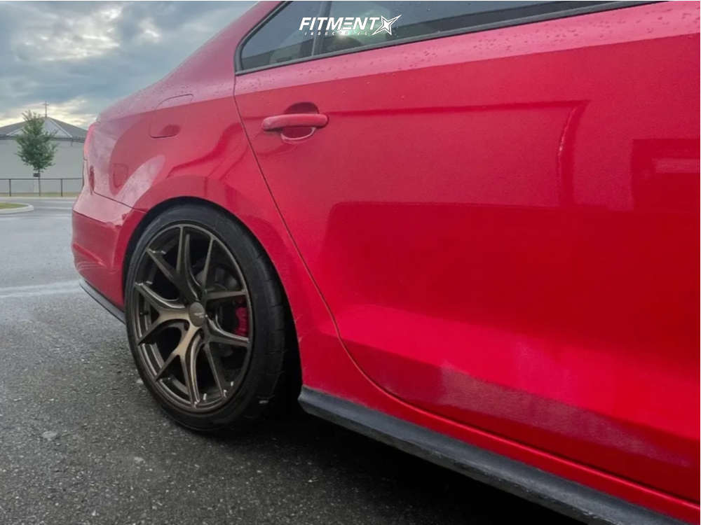 2017 Volkswagen Jetta GLI Autobahn with 18x8.5 Fast Wheels Fc04 and ...