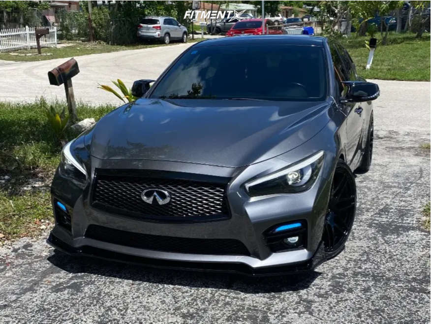 2015 INFINITI Q50 Premium with 19x10 Forgestar F14 and Firestone 265x35 ...