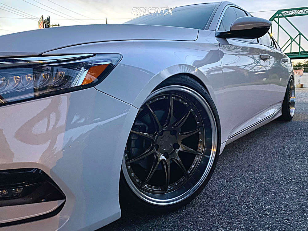 2019 Honda Accord EX-L with 19x9.5 Aodhan Ds07 and Continental 245x35 ...