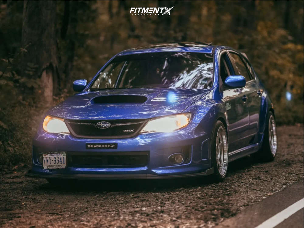 2014 Subaru WRX Limited with 18x9.5 ESR Cs5 and Continental 245x40 on ...