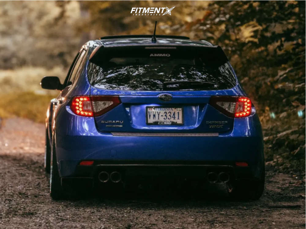 2014 Subaru WRX Limited with 18x9.5 ESR Cs5 and Continental 245x40 on ...