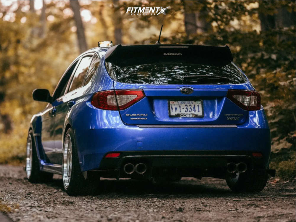 2014 Subaru WRX Limited with 18x9.5 ESR Cs5 and Continental 245x40 on ...