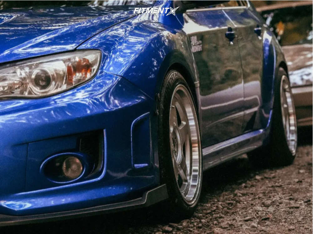 2014 Subaru WRX Limited with 18x9.5 ESR Cs5 and Continental 245x40 on ...