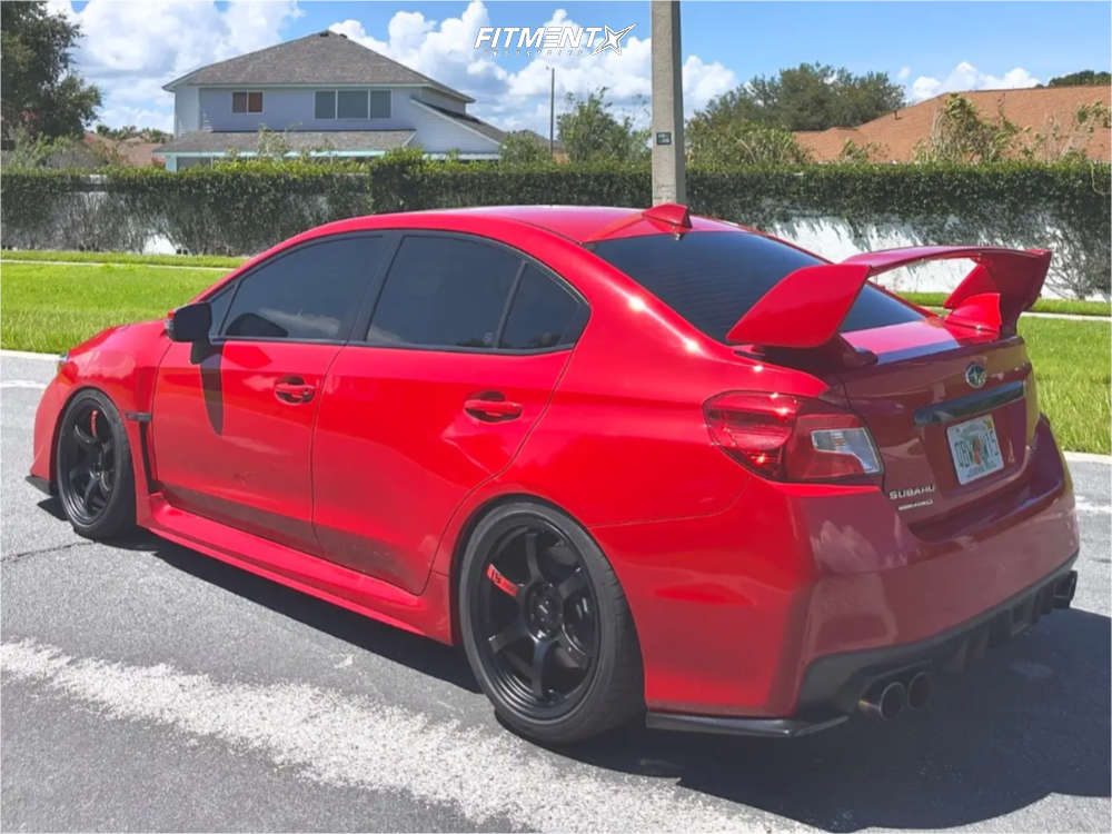 2015 Subaru WRX STI Limited with 18x9.5 Gram Lights 57dr and Vercelli ...
