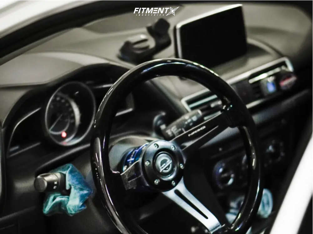 2016 Mazda 3 GX with 18x8 Fast FC09 and Nankang 225x40 on Air ...