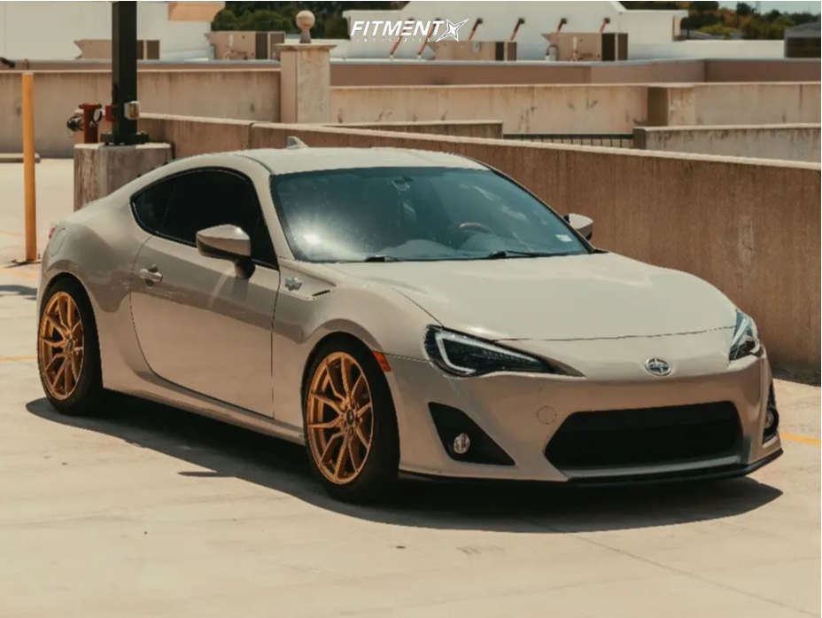 2016 Scion FR-S Base with 18x9.5 Option Lab R716 and Federal 245x40 on ...