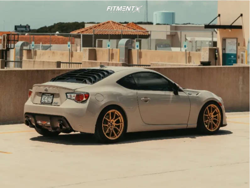 2016 Scion FR-S Base with 18x9.5 Option Lab R716 and Federal 245x40 on ...