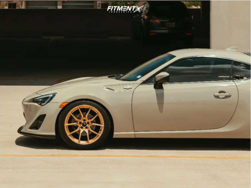 2016 Scion FR-S Base with 18x9.5 Option Lab R716 and Federal 245x40 on ...