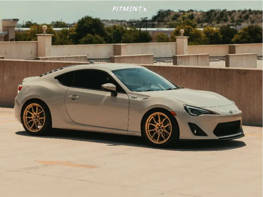 2016 Scion FR-S Base with 18x9.5 Option Lab R716 and Federal 245x40 on ...