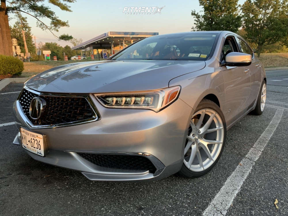 2018 Acura TLX Base with 19x9.5 Aodhan Aff7 and Vercelli 245x40 on ...