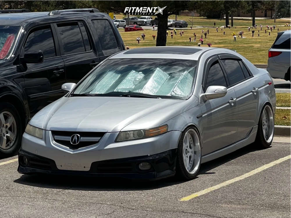 2007 Acura TL Base with 18x11 Weds Kranze Cerberus I and Yokohama ...