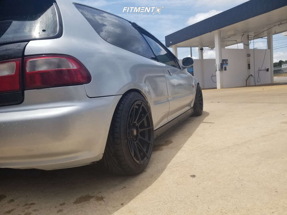 1993 Honda Civic VX with 15x8 Advanti Racing Storm S1 and Kumho 195x45 ...