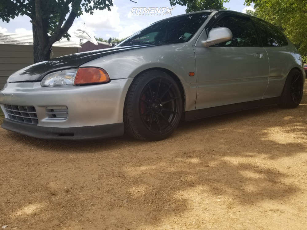 1993 Honda Civic VX with 15x8 Advanti Racing Storm S1 and Kumho 195x45 ...