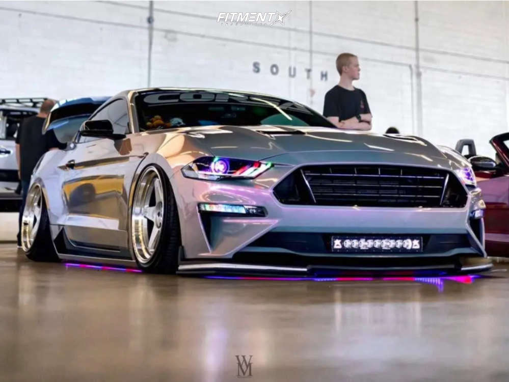 2018 Ford Mustang GT Premium with 19x11 ESR Cr5 and Lexani 245x35 on ...