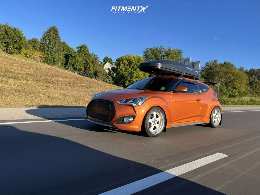 2016 Hyundai Veloster Turbo with 18x8.5 MST Mt07 and Toyo Tires 225x40 ...