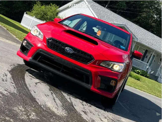 2021 Subaru WRX Base with 18x9.5 AVID1 Av6 and Delinte 245x40 on ...