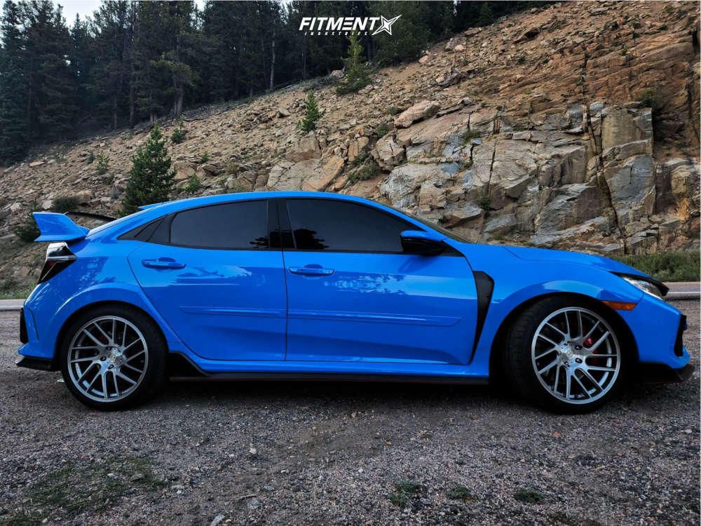 2021 Honda Civic Type R with 19x9.5 Anovia Elder and Continental 265x35 ...