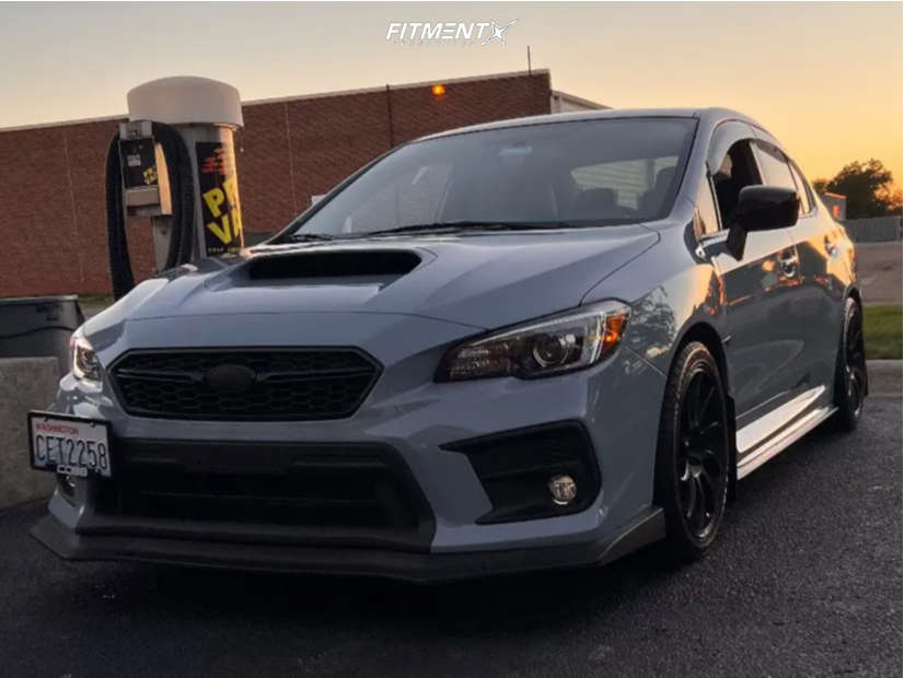 2019 Subaru WRX Limited with 18x8.5 Anovia Night and Firestone 245x40 ...