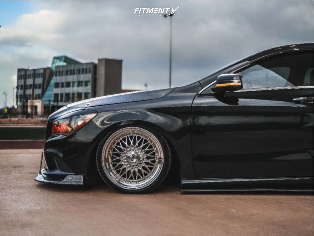 2016 Mercedes-Benz CLA250 4Matic with 18x9.5 ESM 002r and Lexani 215x35 ...