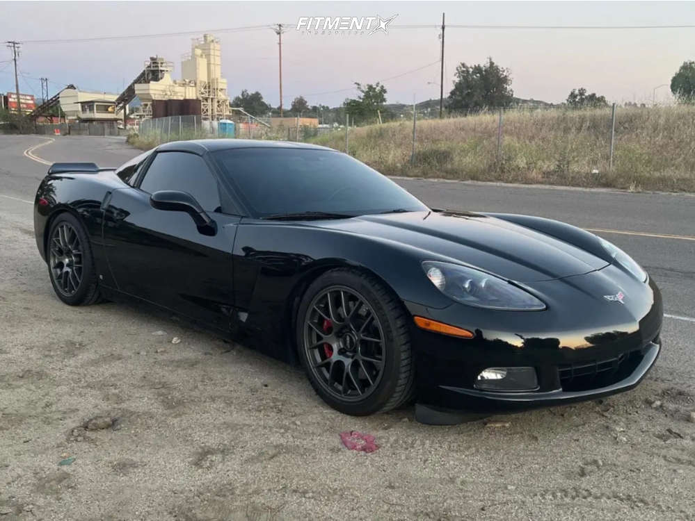 2008 Chevrolet Corvette Base with 18x10 Apex Ec-7 and Michelin 275x35 ...