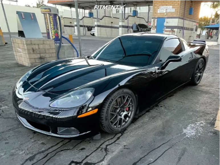 2008 Chevrolet Corvette Base with 18x10 Apex Ec-7 and Michelin 275x35 ...