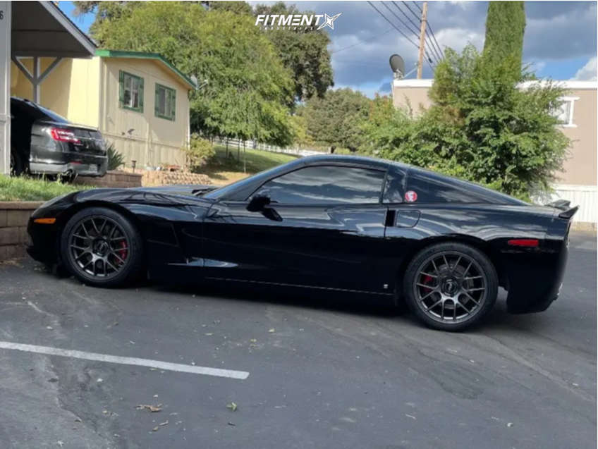 2008 Chevrolet Corvette Base with 18x10 Apex Ec-7 and Michelin 275x35 ...
