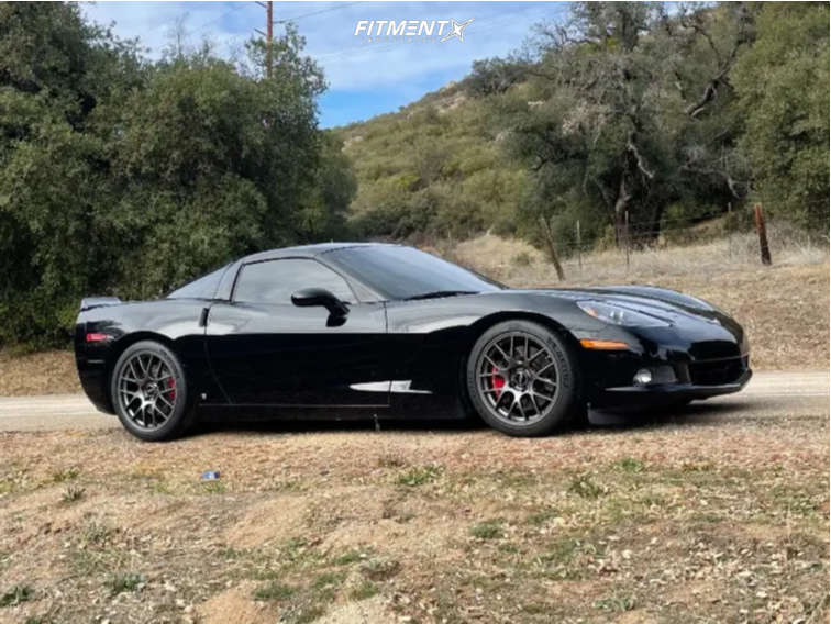 2008 Chevrolet Corvette Base with 18x10 Apex Ec-7 and Michelin 275x35 ...