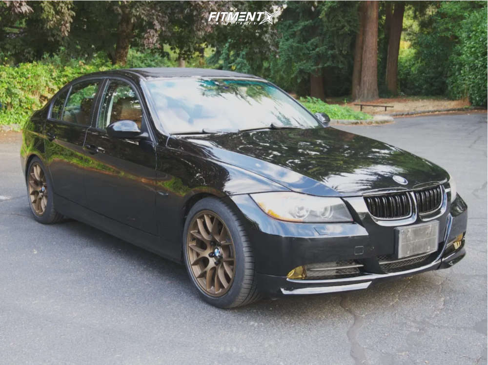 2007 BMW 328xi Base with 18x9 Apex Ec-7 and Michelin 245x40 on Lowering ...