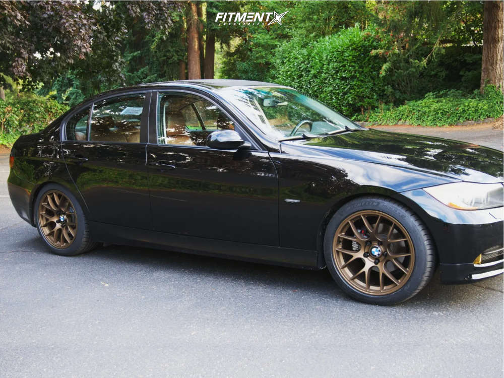 2007 BMW 328xi Base with 18x9 Apex Ec-7 and Michelin 245x40 on Lowering ...