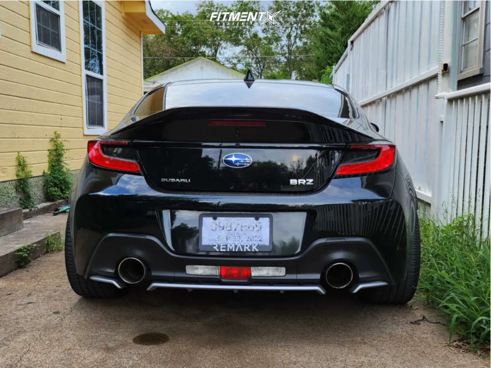 2022 Subaru BRZ Premium with 18x8.5 Kansei Tandem and Continental 235x40 on Stock Suspension ...