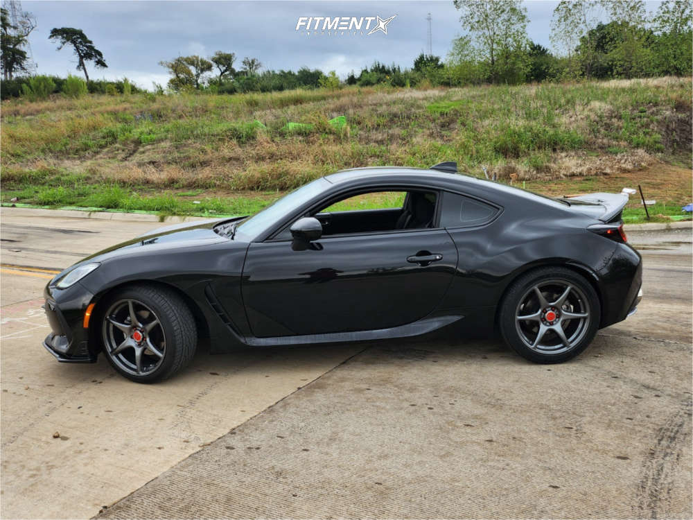 2022 Subaru BRZ Premium with 18x8.5 Kansei Tandem and Continental 235x40 on Stock Suspension ...