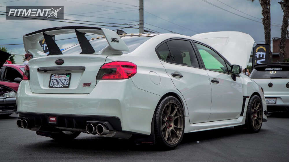 2015 Subaru WRX STI Base with 18x9.5 Ambit FF2 and Hankook 265x35 on ...