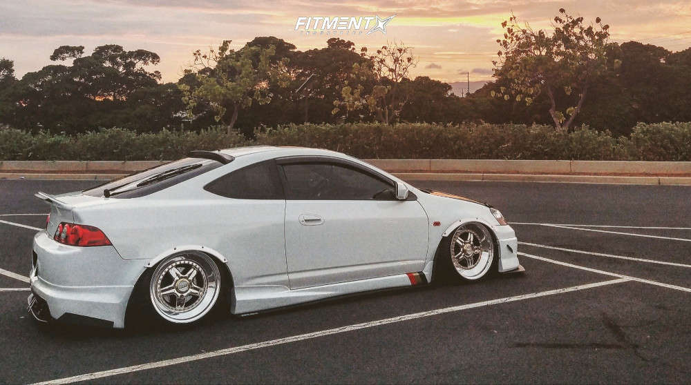 2006 Acura RSX Base with 18x9.5 BBS Strosek and Mayrun 215x35 on Air ...