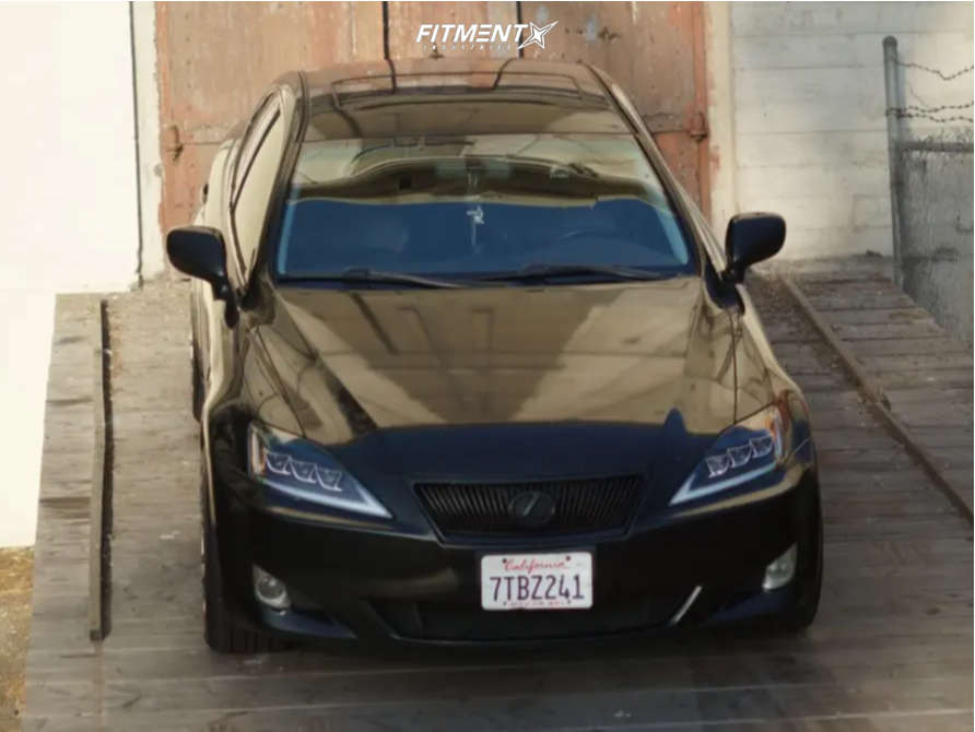 2007 Lexus IS250 Base with 18x9.5 AVID1 Av20 and Delinte 245x40 on ...