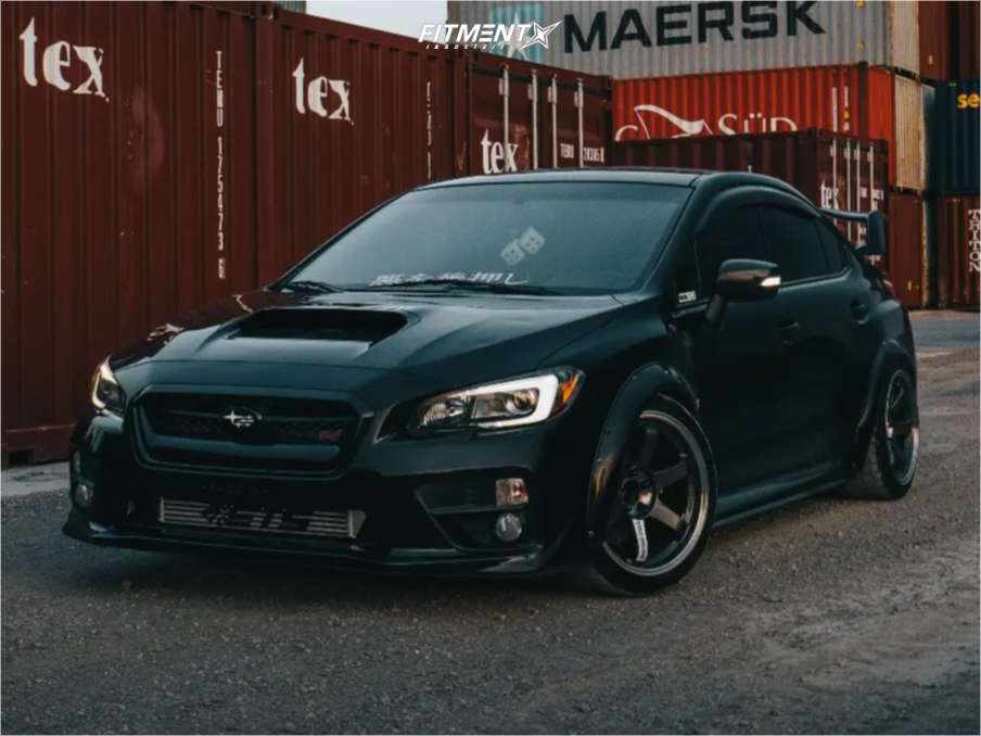 2016 Subaru WRX STI Base with 18x10.5 Volk Te37 Saga Sl and Nitto ...