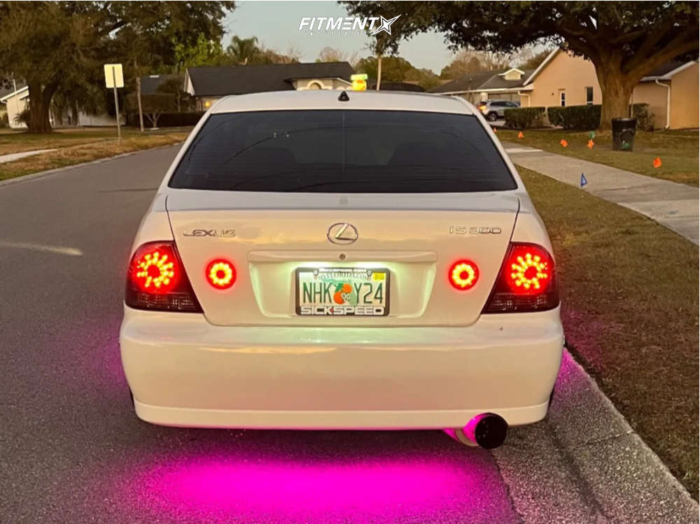 2001 Lexus IS300 Base with 18x8.5 AVID1 Av27 and Yokohama 225x40 on ...