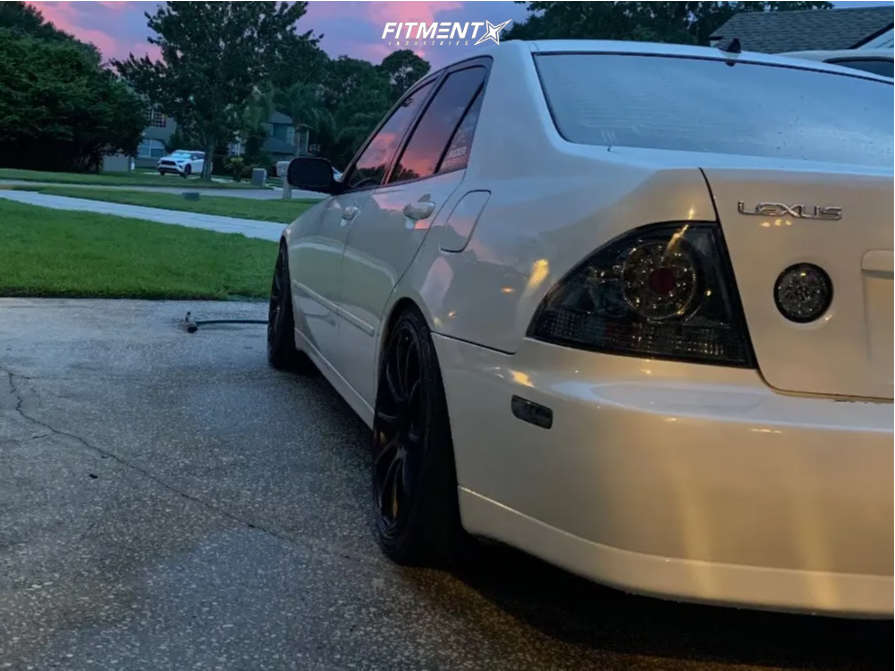 2001 Lexus IS300 Base with 18x8.5 AVID1 Av27 and Yokohama 225x40 on ...