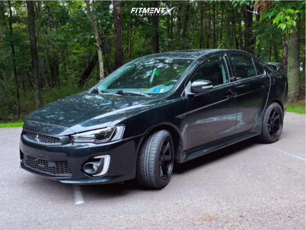 2017 Mitsubishi Lancer SEL with 18x9.5 AVID1 Av6 and Versatyre 245x40 ...