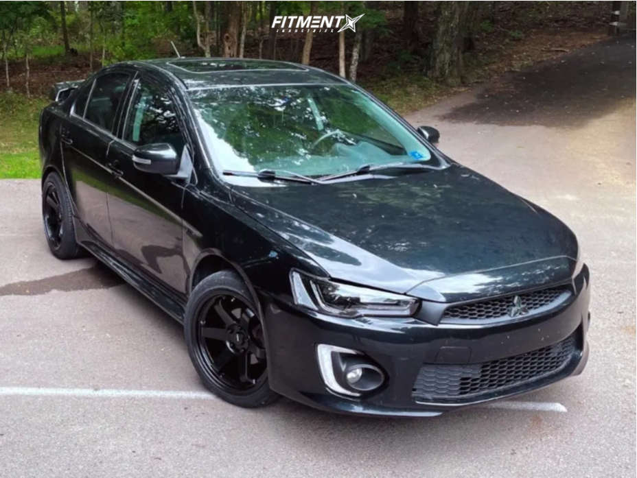 2017 Mitsubishi Lancer SEL with 18x9.5 AVID1 Av6 and Versatyre 245x40 ...
