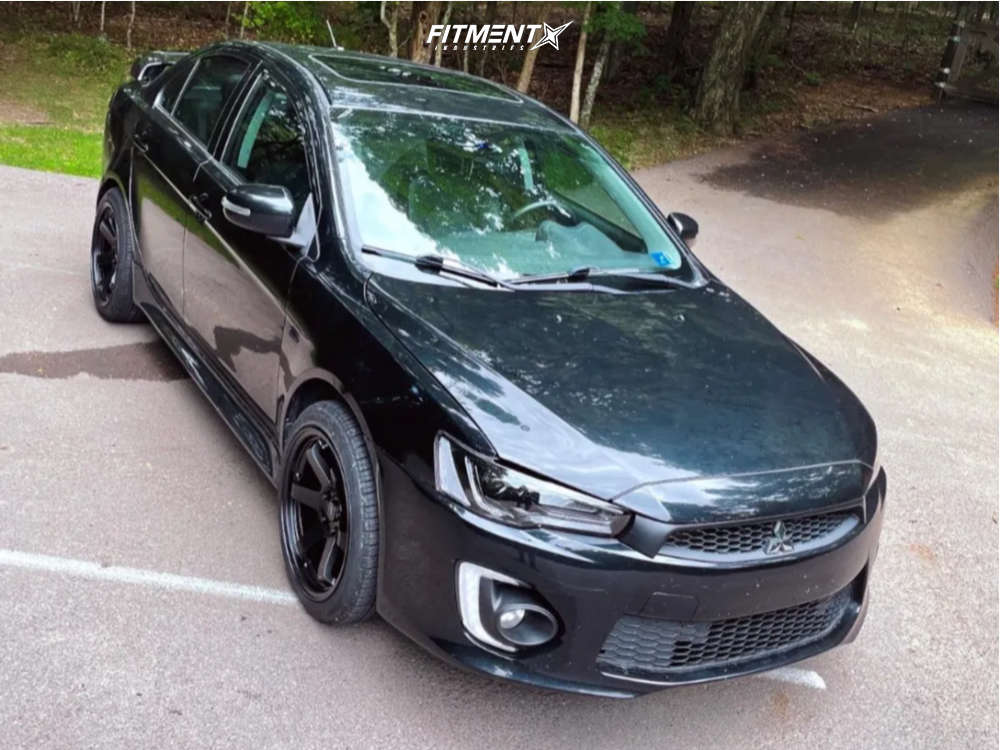 2017 Mitsubishi Lancer SEL with 18x9.5 AVID1 Av6 and Versatyre 245x40 ...