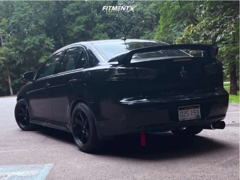 2017 Mitsubishi Lancer SEL with 18x9.5 AVID1 Av6 and Versatyre 245x40 ...