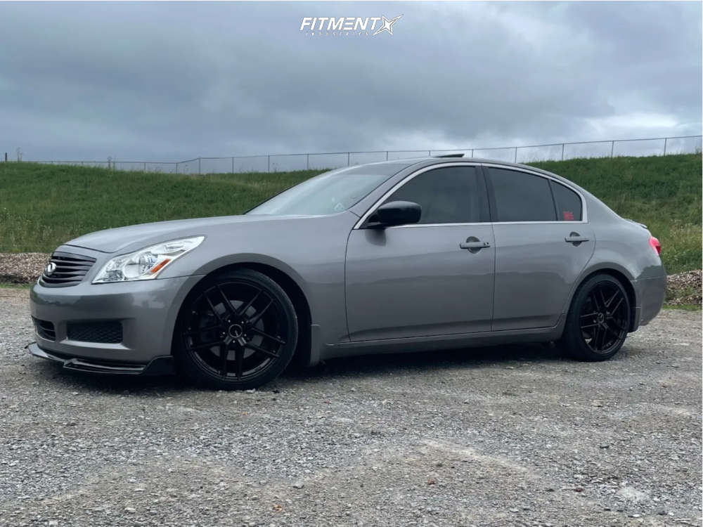 2009 INFINITI G37 X with 19x8.5 Enkei Ty5 and Yokohama 245x35 on ...